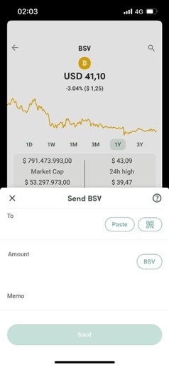 How do I send digital assets to someone else?