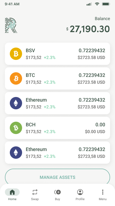 How do I send digital assets to someone else?